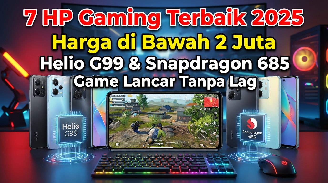 7 HP Gaming Terbaik 2025 di Bawah 2 Juta: Chipset Helio G99 ...